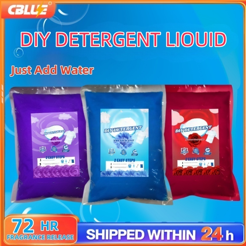 CBLUE DIY Detergent Liquid Kit 2L/4L/6L/10L Easy Mix Formula Readymix ...