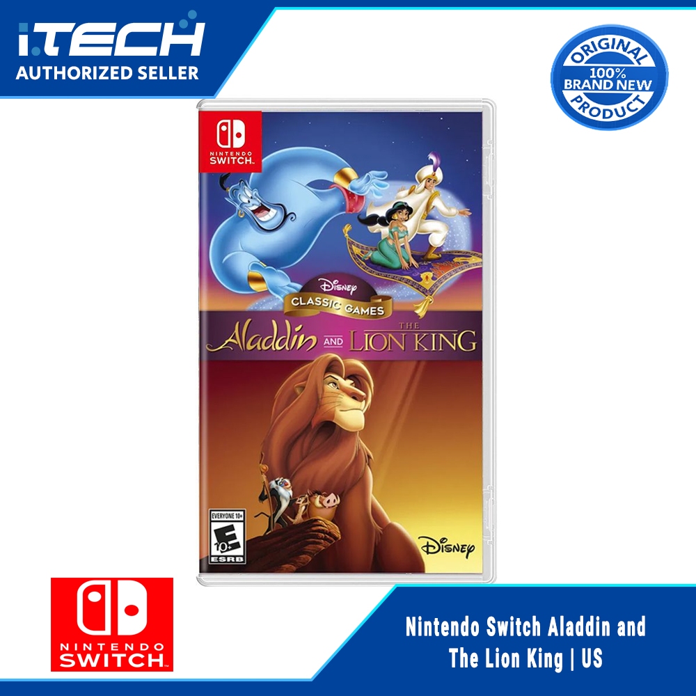Nintendo Switch Aladdin and The Lion King | US | Shopee Philippines