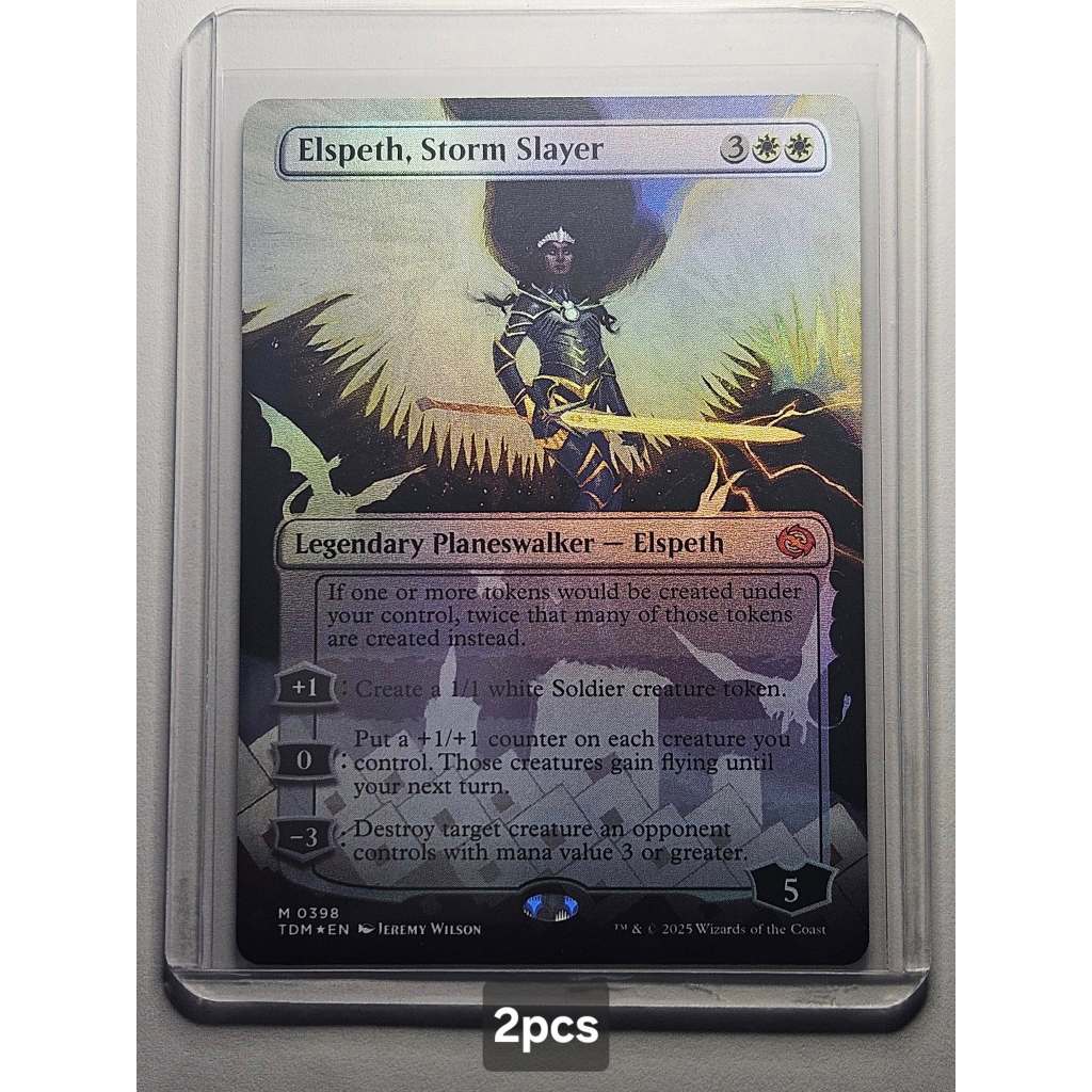 Elspeth, Storm Slayer foil TDM MTG Magic the Gathering | Shopee Philippines