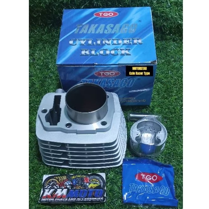 MOTORSTAR CAFE RACER TYPE CYLINDER BLOCK & PISTON SET STD JAPAN ...