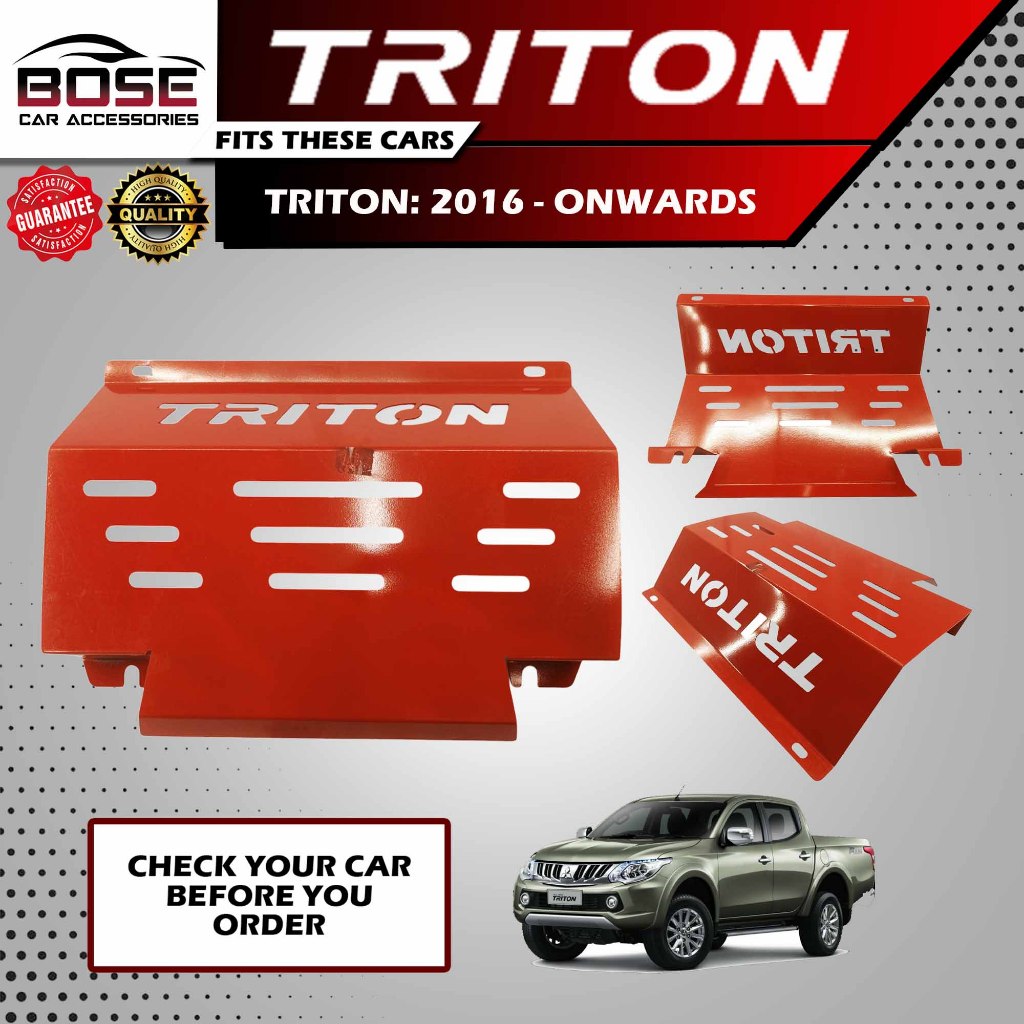 Skid Plate for Mitsubishi Triton 2016 - onwards Guard Plate Chassis ...