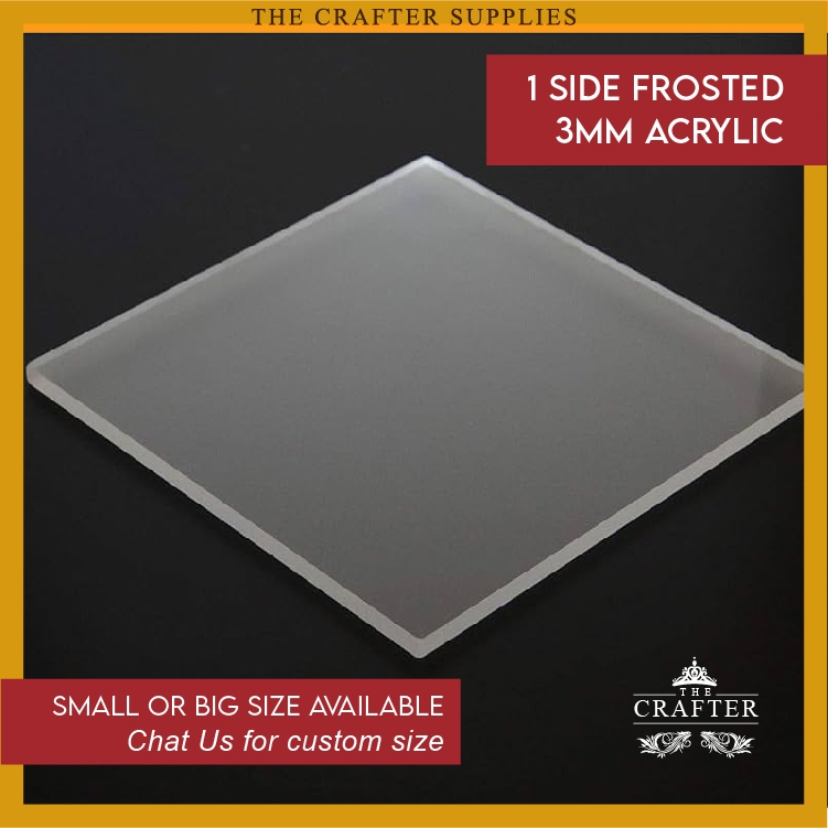 3mm Frosted Acrylic Part 4 Sheet Biggest size/Pre Cut Size Plastic ...