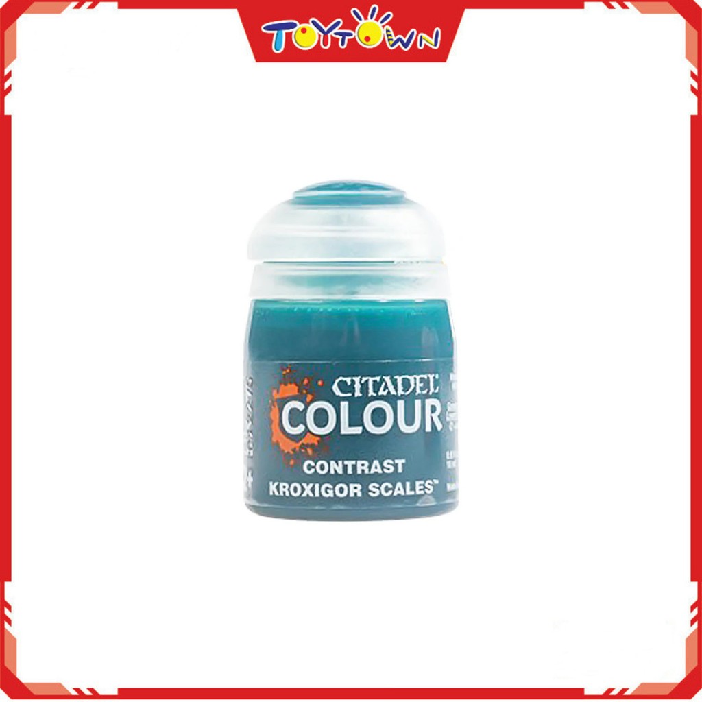 Warhammer Citadel Colour Paint Contrast: Kroxigor Scales 18ml | Shopee ...