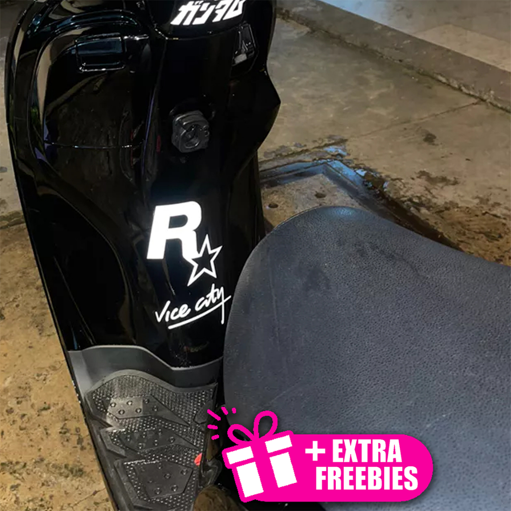 Grand Theft Auto Logo Sticker for Motor Motorcycle Waterproof Stickers ...