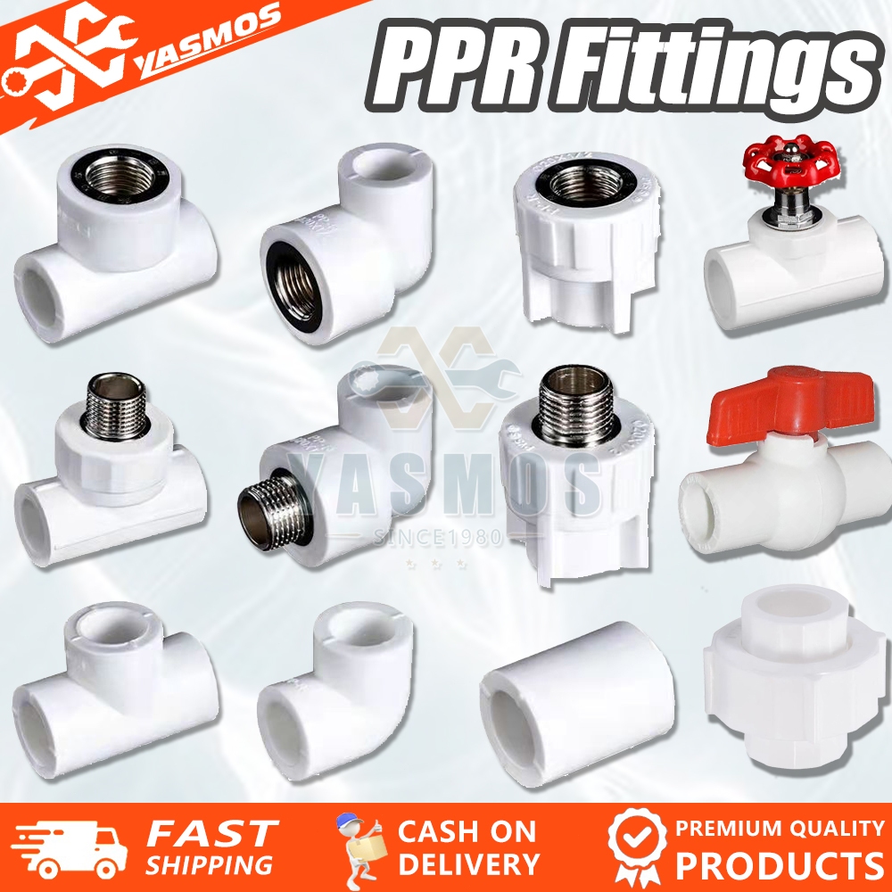 1PC 1/2" 3/4" 1" PPR Fittings Male Female Elbow, Male Female Tee, Male ...