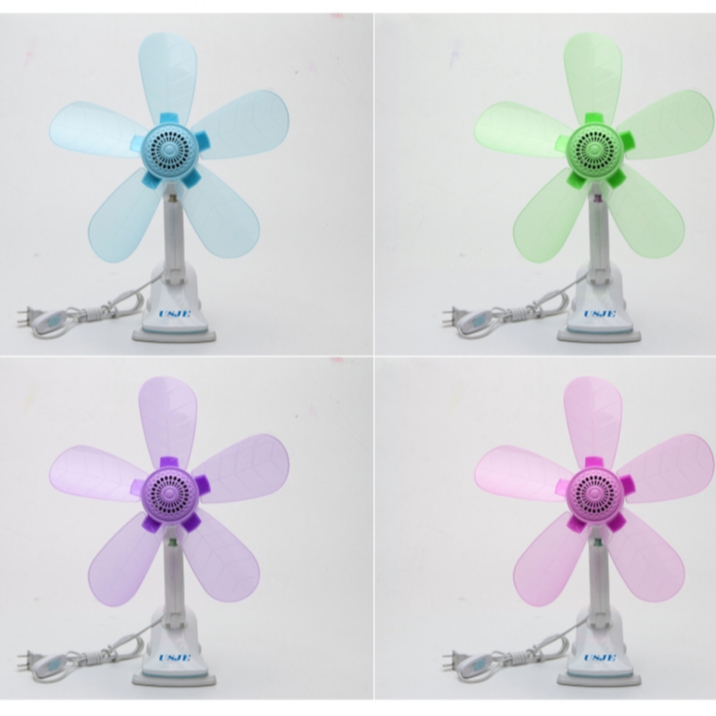 Portable Clip Electric Mini Fans /CLIP/ WALL/STAND Fan Five-leaf fan ...