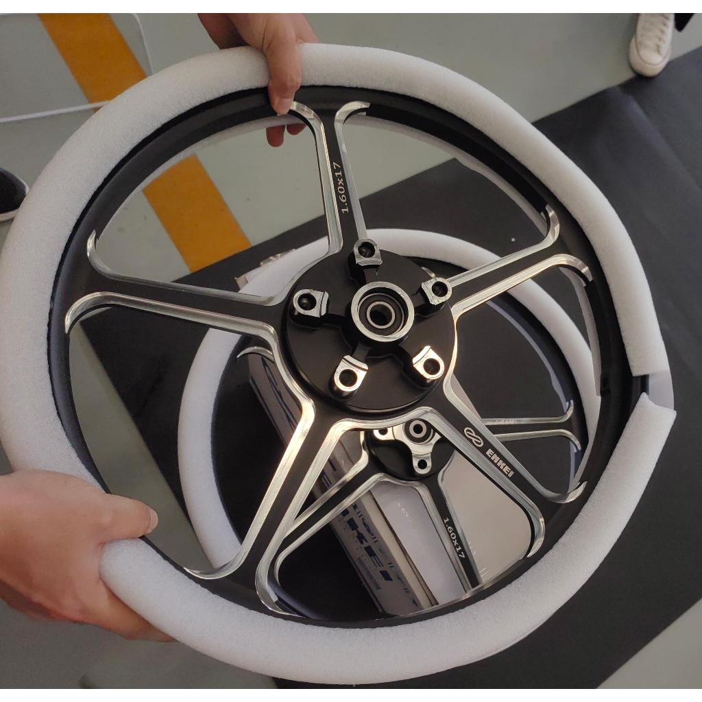 Enkei CNC Mags Sniper 150/155 Y15 Front Disc 4 holes 1.6*17 Rear Disc 5 ...