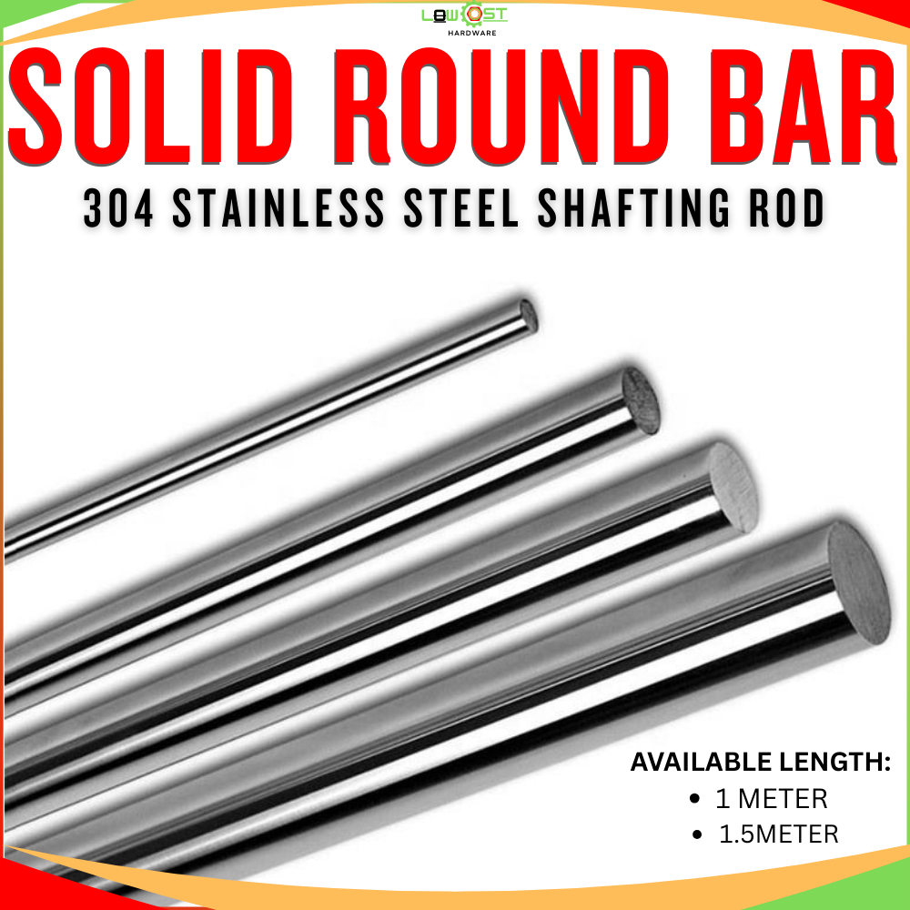 Stainless Round Bar Solid Round Shafting 304 Stainless Steel 1/8 3/16 1 ...