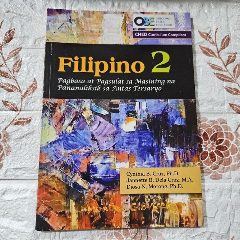 Filipino 2 Pagbasa at Pagsulat sa Masining na Pananaliksik By:Cruz ...