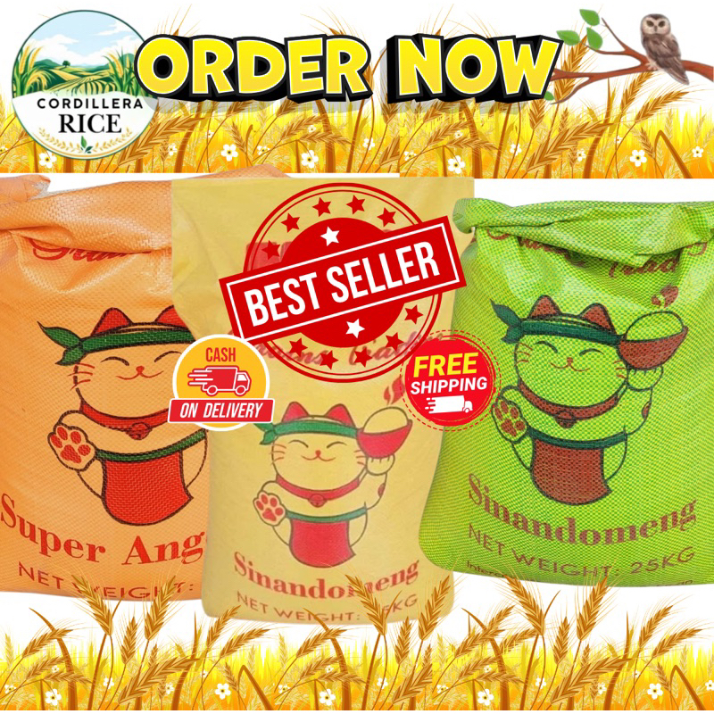 Quality Premium Rice/Bigas Super Angelica, Sinandomeng 10KG 25KG ...
