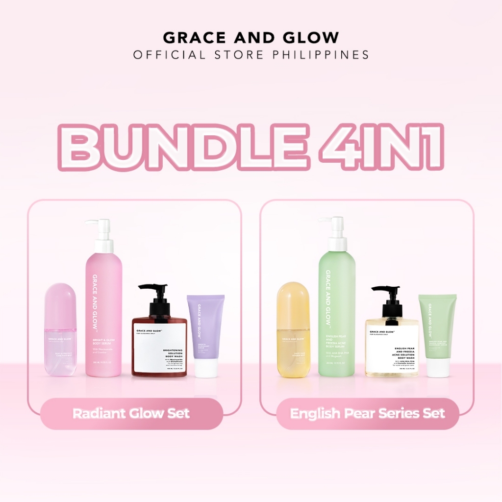 Grace and Glow 4in1 Body Wash + Lotion + Deodorant + Hairmist ...