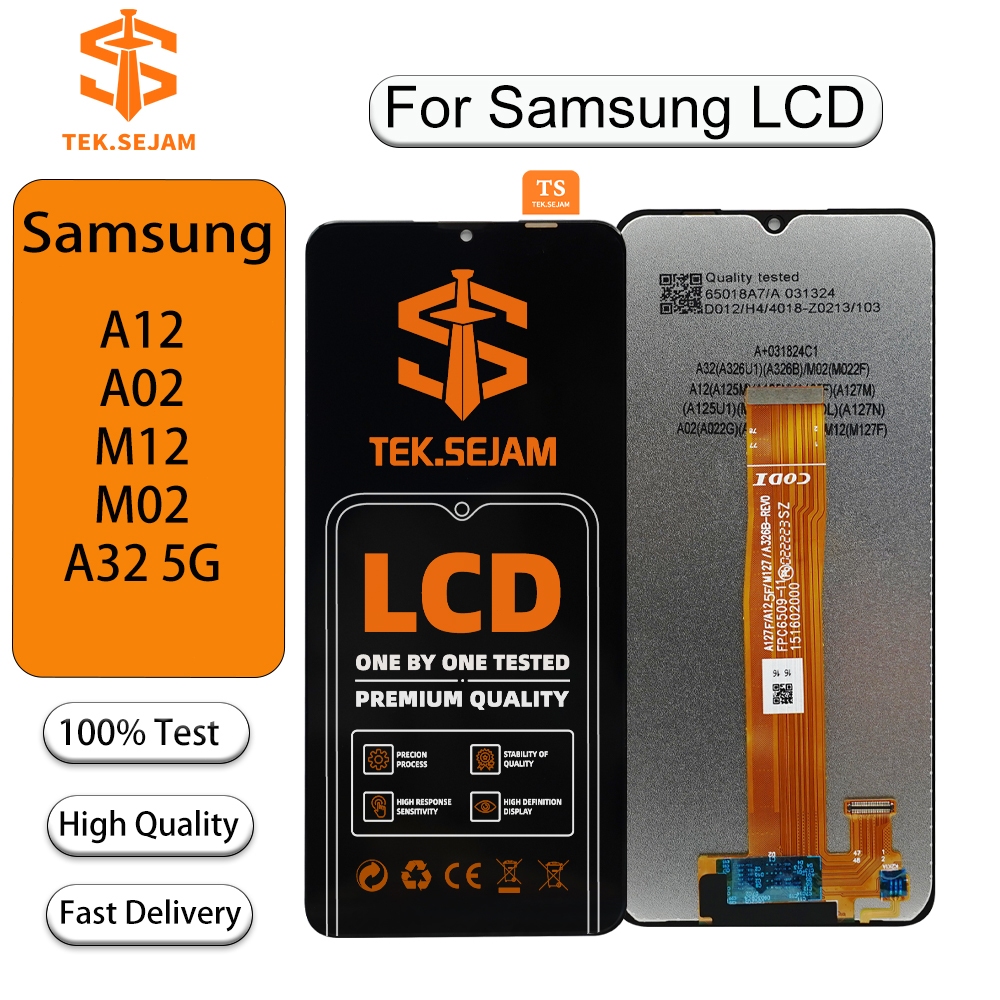 Tek.sejam Original LCD For Samsung A12 A02 M12 A11 M11 A10 M10 Display screen replacement ...