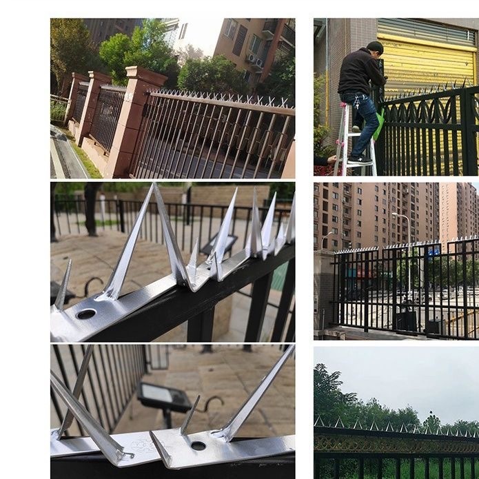 Wall spike fence anti theft 1.25meter stainless steel roof spikes Anti ...