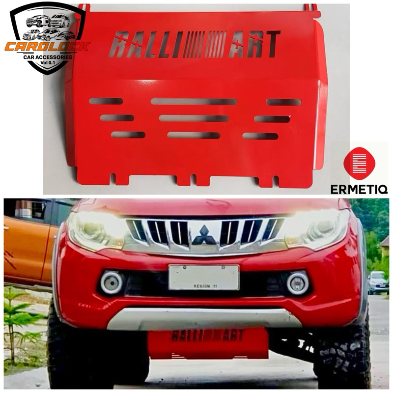 Mitsubishi Triton Strada 2008 - 2018 Ralliart Skid Plate Undercover ...