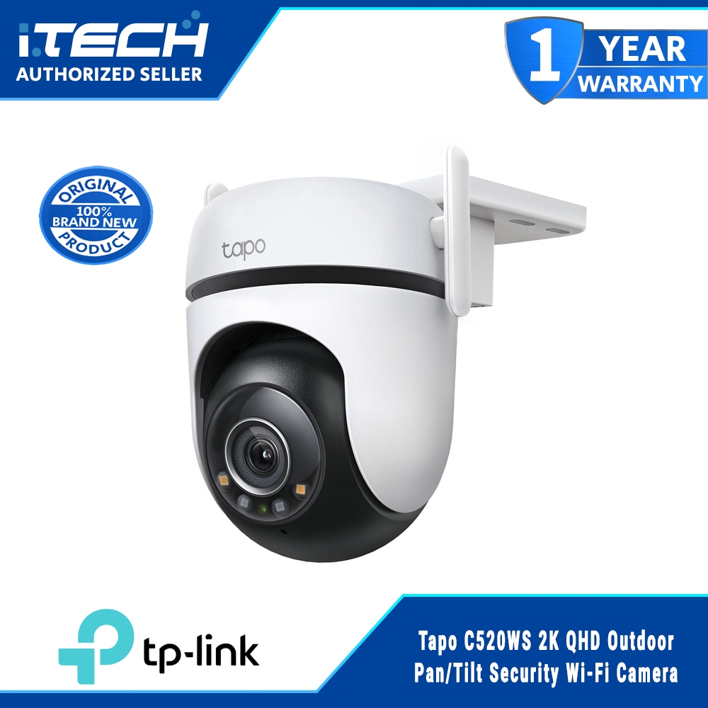 Tapo C520WS 2K QHD Outdoor Pan/Tilt Security Wi-Fi Camera | Shopee ...