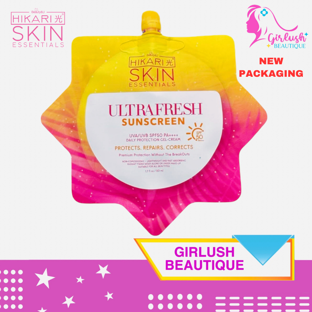 Hikari Skin UltraWhite / UltraFresh Sunscreen SPF50 50ml (New Packaging ...