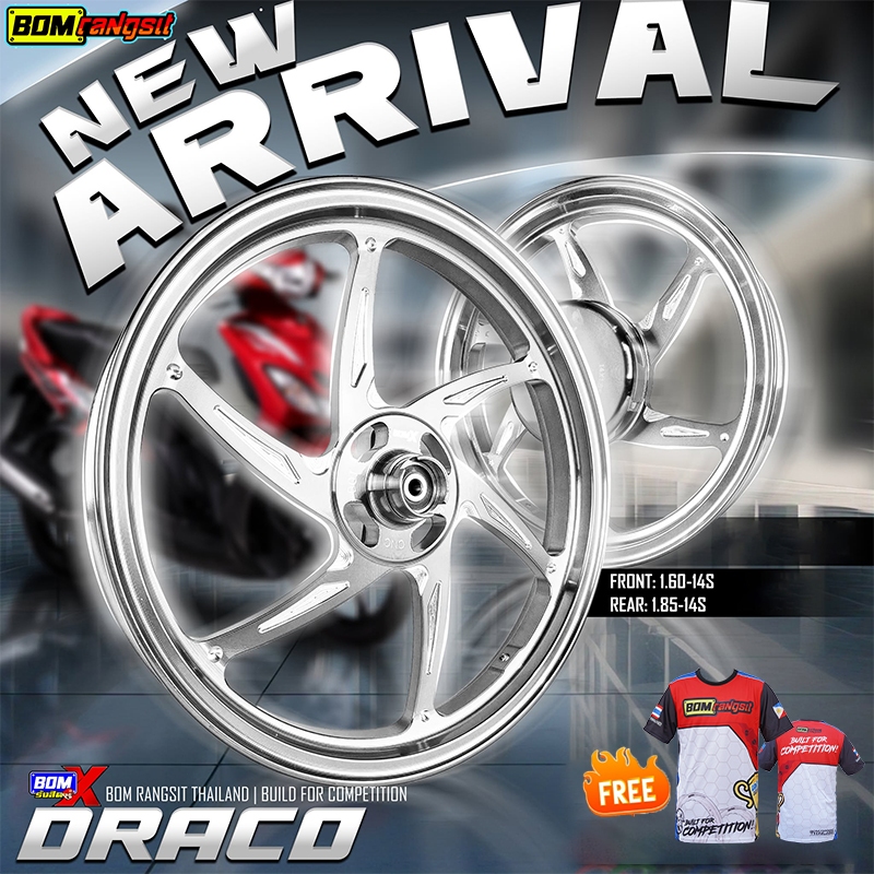 BOM Rangsit BomX DRACO CNC MAGS CLICK125/150 MIO SPORTY/SOULTY/MIO i125 ...