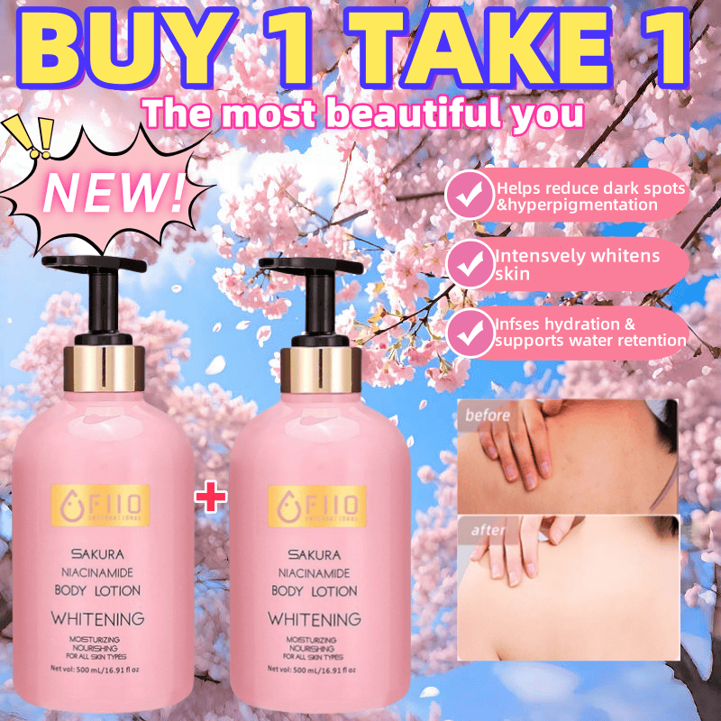 Buy 1 take 1 Sakura Niacinamide Body Lotion spf 100 Whitening Original ...