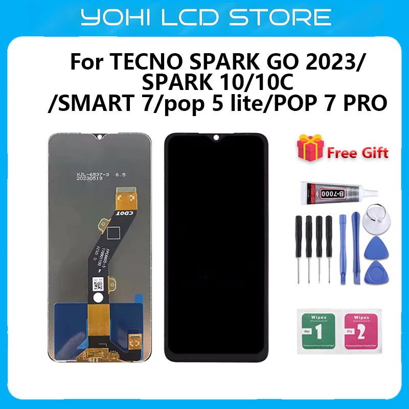 【YOHI】For TECNO LCD SPARK GO 2023/SPARK 10/10C/SMART 7/pop 5 lite/POP 7 PRO LCD DISPLAY TOUCH ...
