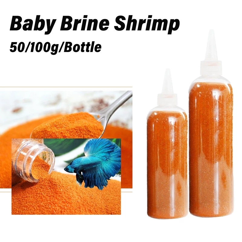 50/100g bottle Decapsulated Baby Brine Shrimp BBS (Decapsulated ready ...