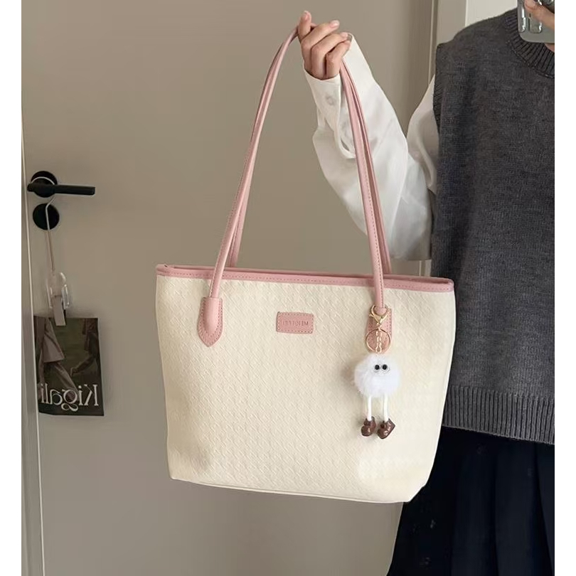 large capacity Leather Ladies Shoulder Bag Tote bag for women fashion ...
