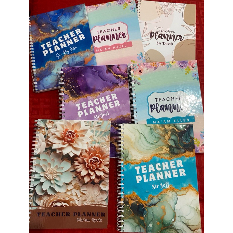 Personalized Teacher Planner | Shopee Philippines