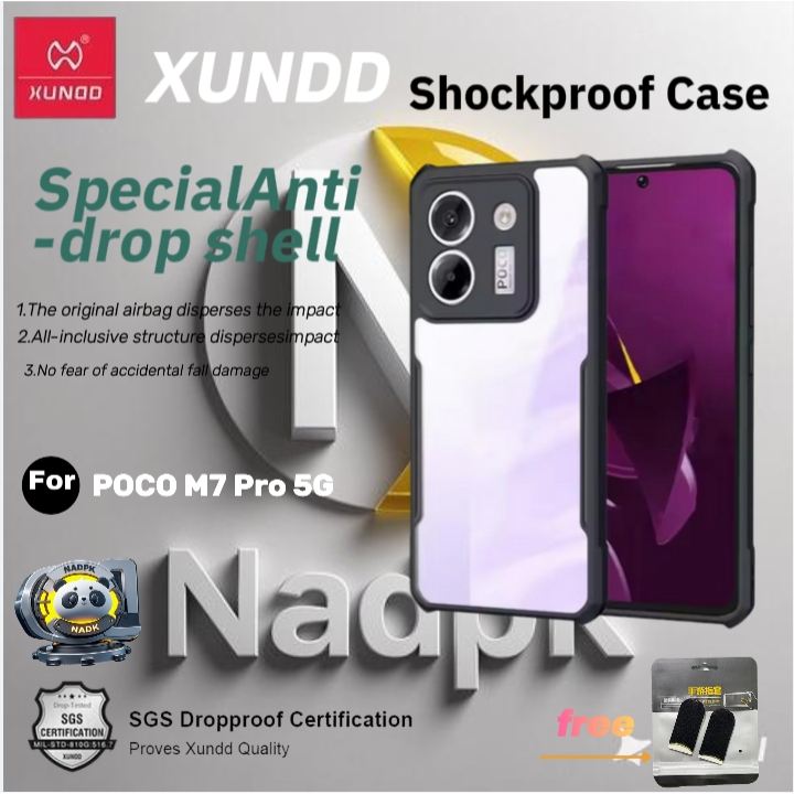 Poco M7 pro 5G / Poco X7 Pro Xundd Beatle Case Shockproof Case Cover ...