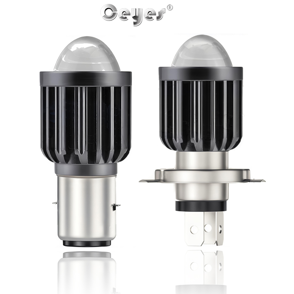 Motorcycle LED Headlight H4 H6 Universal Super Bright LED Bulbs High ...