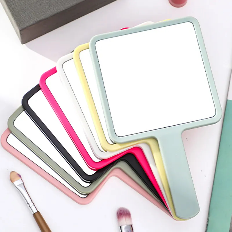 BIG Fully Square mirror with Handle beauty make up use Accessories ...