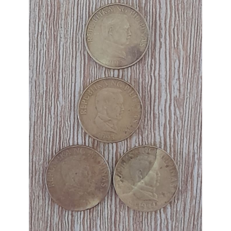 Philippines 25 Sentimo mini coin 1992-1994 Juan Luna Quarter Dollar coin. Butterfly | Shopee ...