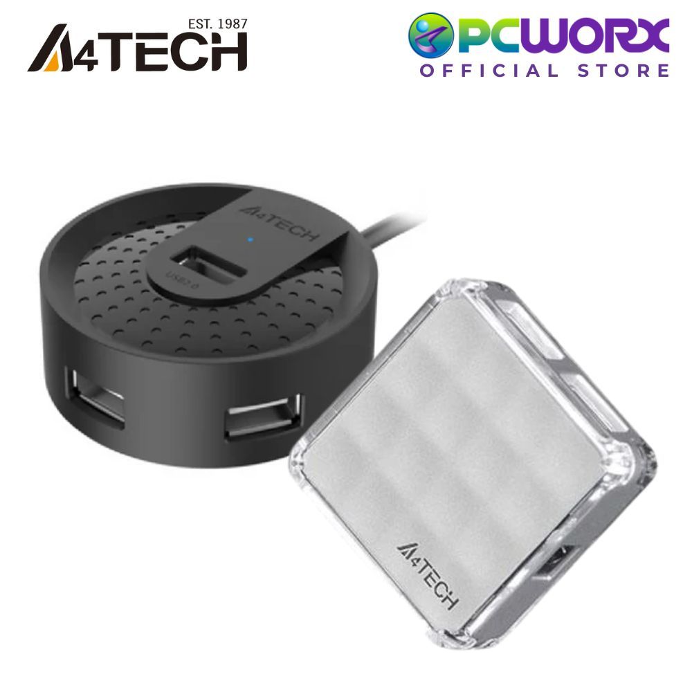 A4Tech HUB-56/HUB-20/HUB-30, Light-weight Design, 150 cm Cable, Plug ...