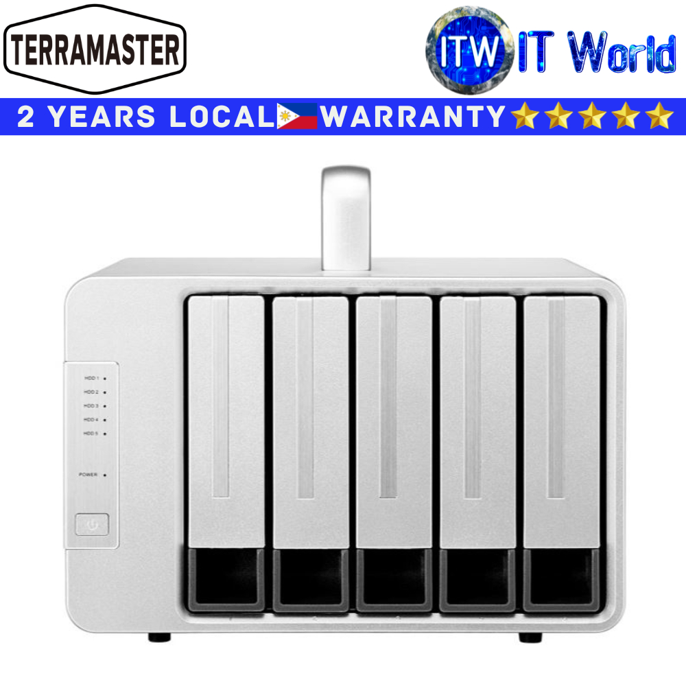 Itw | Terramaster NAS Storage D5 Thunderbolt 3 5-Bays Professional ...