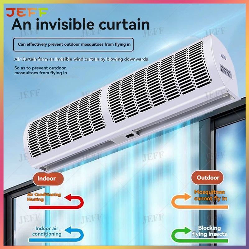0.6/0.9/1.2M Commercial mute Air Curtain Door Fan Machine inverter ...