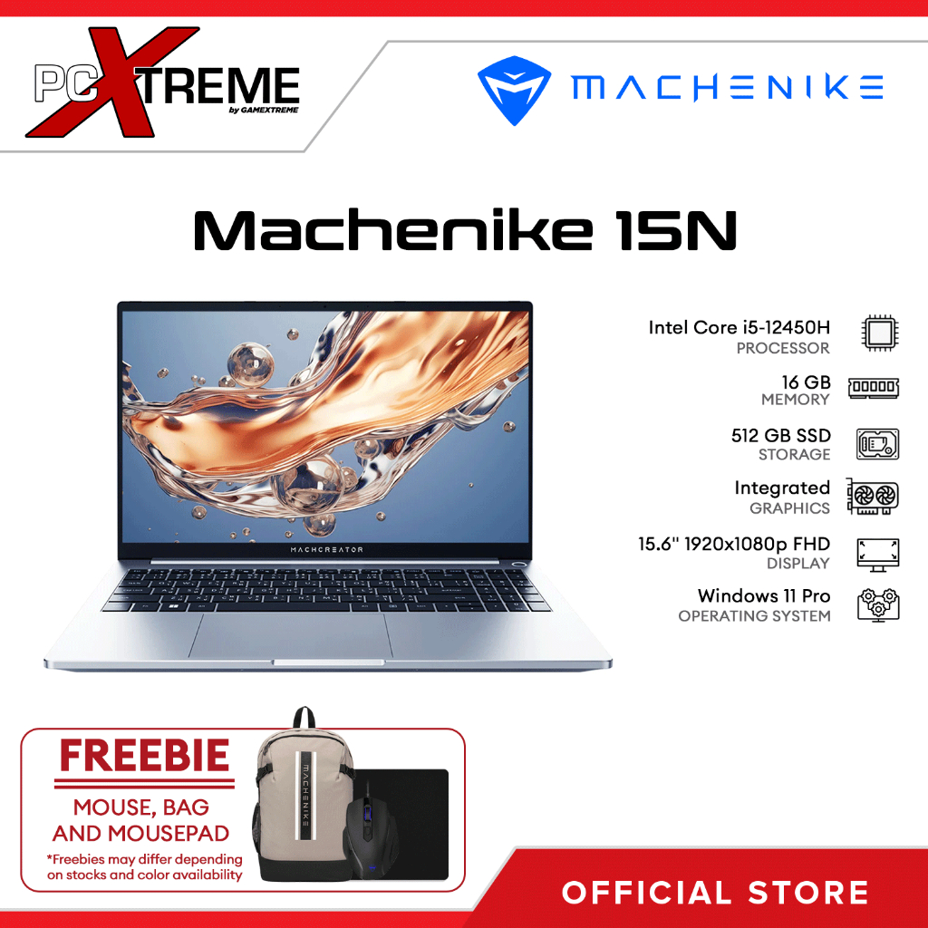 Machenike 15N MC15N i5-12450H 16GB/512GB SSD Win11 Pro | Shopee Philippines