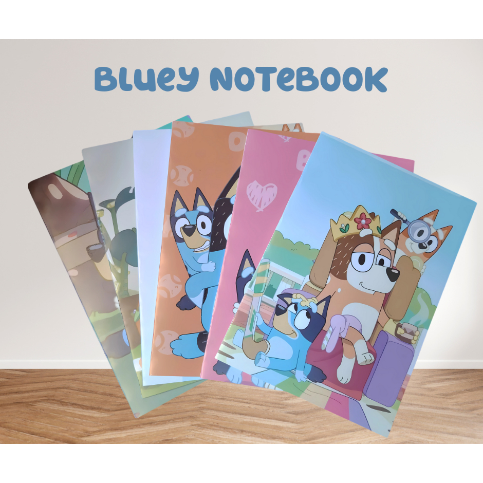 Bluey-Inspired Personalized Notebook Set of 5pcs – Custom Name ...