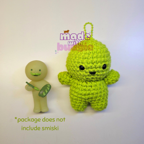 Crochet Smiski Inspired Keychain | Shopee Philippines