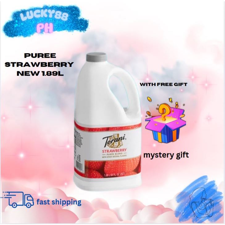 Torani Strawberry Puree (1.89L) | Shopee Philippines
