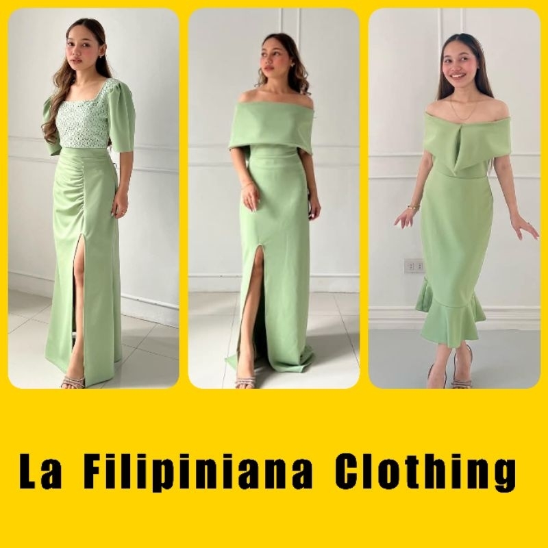 Sage Green Mini & Maxi Dress Collection (Dark & Light Shades) by La ...