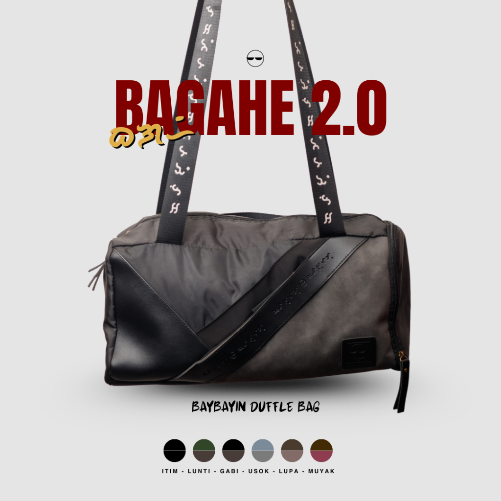 LEGAZY Bagahe 2.0 Baybayin Duffle Bag for Men and Women | Shopee ...