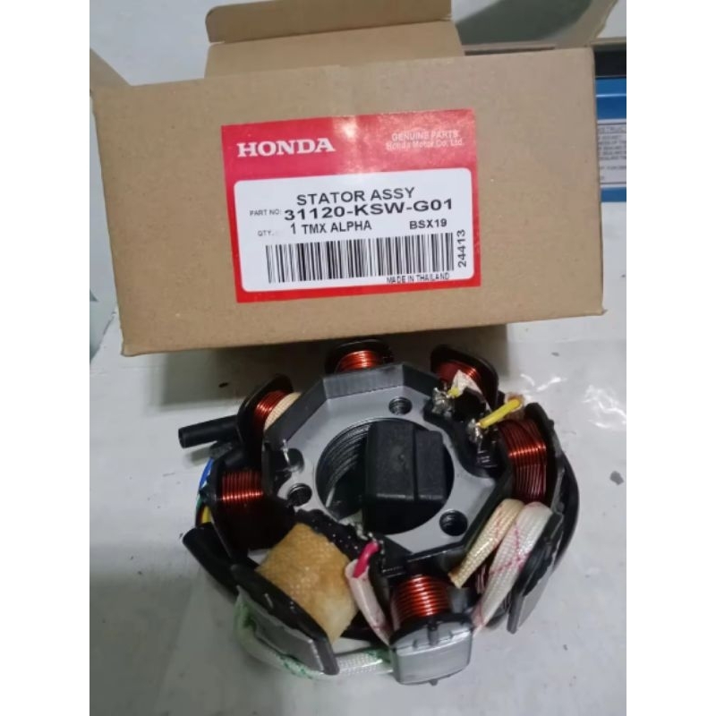 Honda genuine stator coil assy for(TMX125 ALPHA 7coil 1primary coil ...
