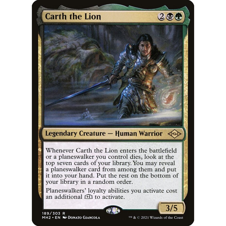 Carth the Lion - Modern Horizons 2 (MH2) - MULTI | Shopee Philippines