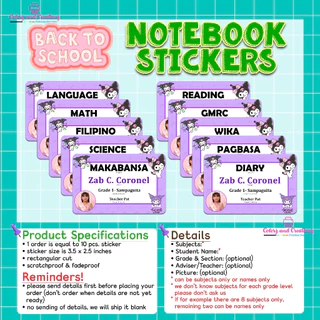 subject sticker for notebook - Best Prices and Online Promos - Oct 2025 ...