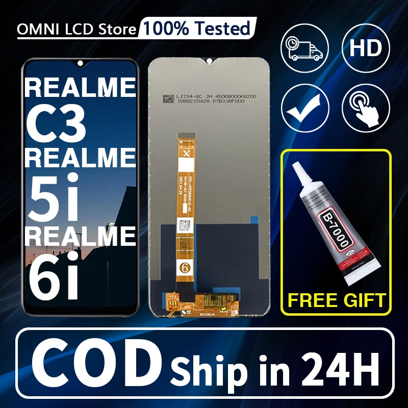 LCD For Realme C3 / Realme 5 / 5i / 6i / OPPO A9 2020 / A5 2020 set ...