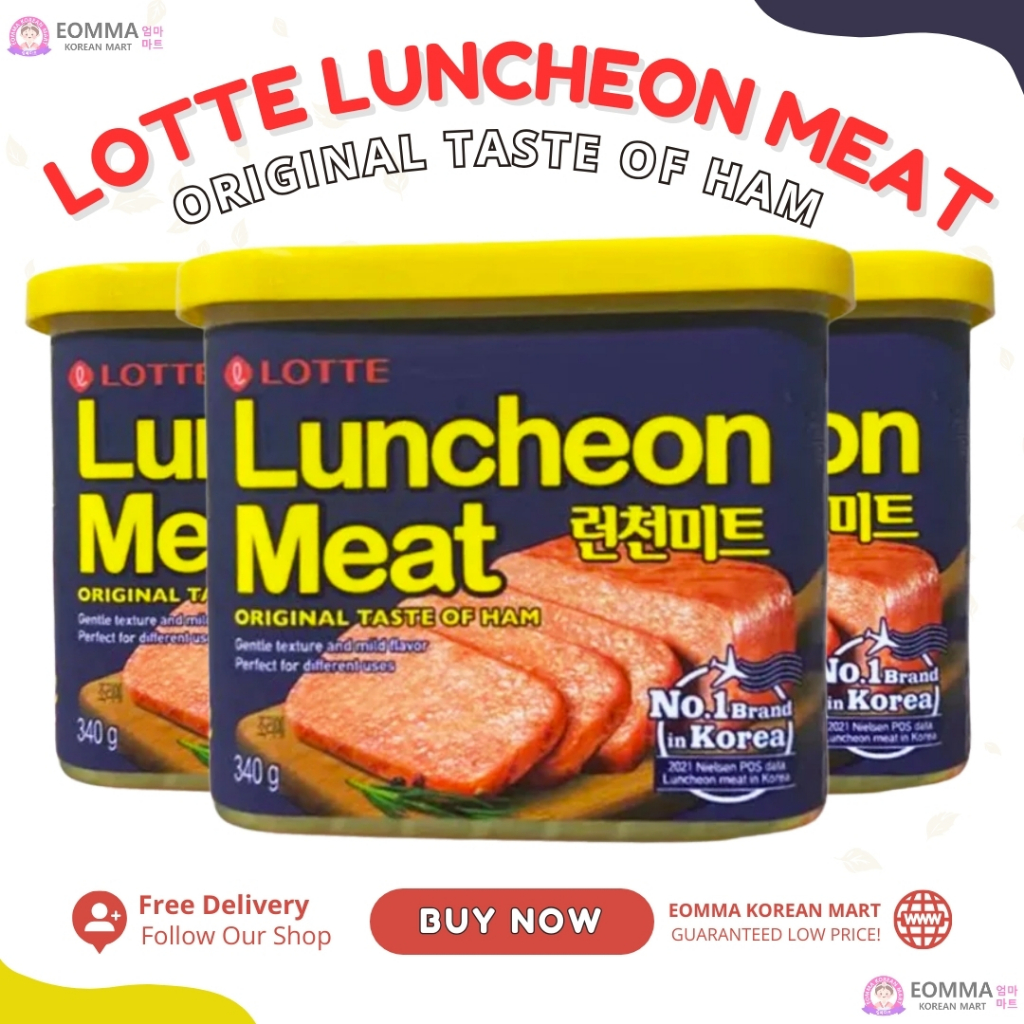LOTTE Luncheo Meat 340G | Shopee Philippines