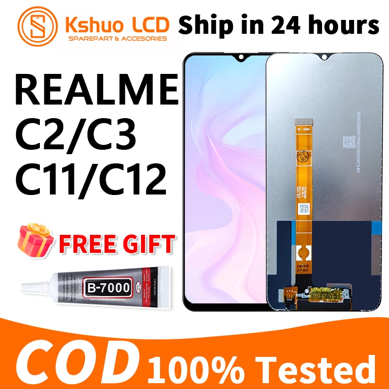 LCD For REALME C3 / C11 / C12 / C15 set full screen replacement ...