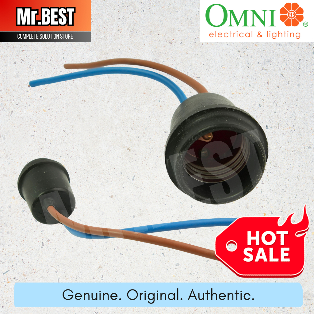 OMNI E27-602 Weatherproof Rubber Socket For LED Bulbs | Outdoor/Indoor ...