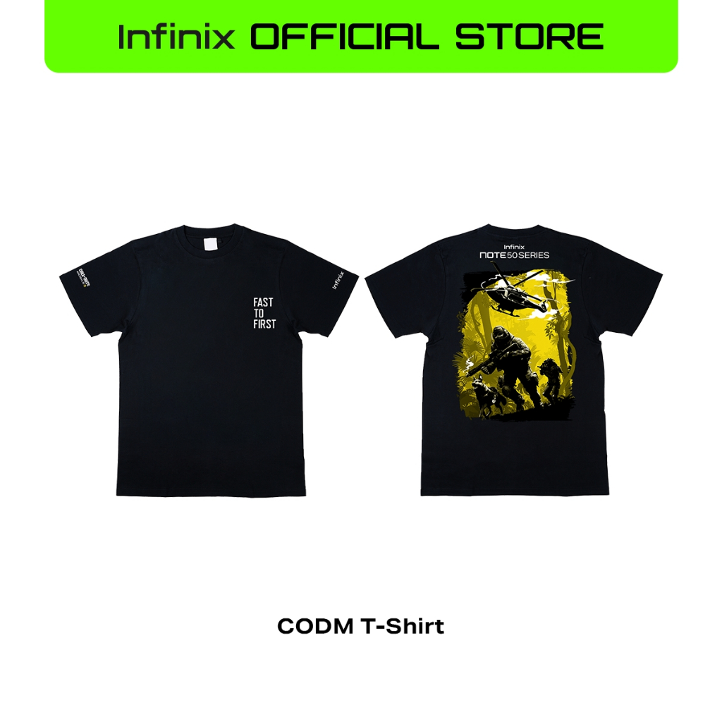 NOTE 50 Series Freebie: CODM Limited Edition Shirt | Shopee Philippines