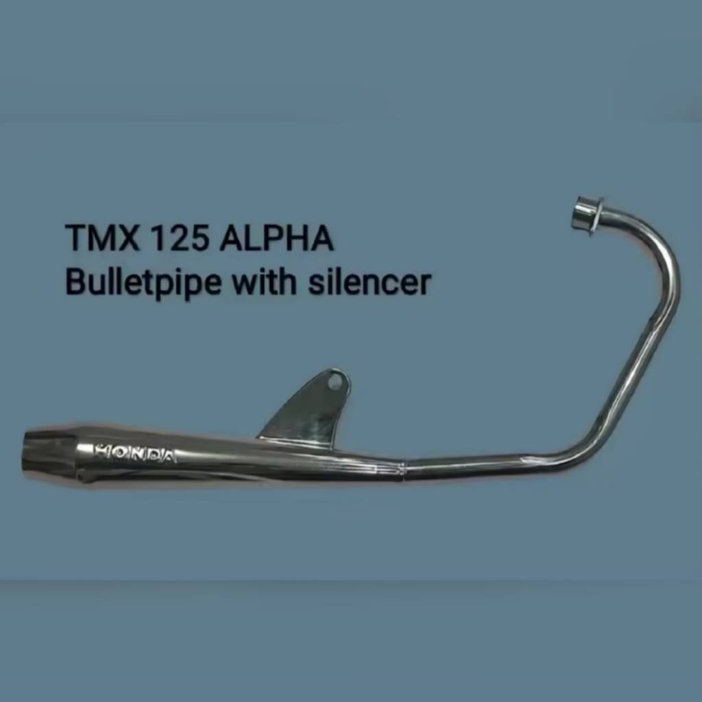 Honda TMX 125 Alpha - BulletPipe - Stainless - Muffler (Double Tube ...