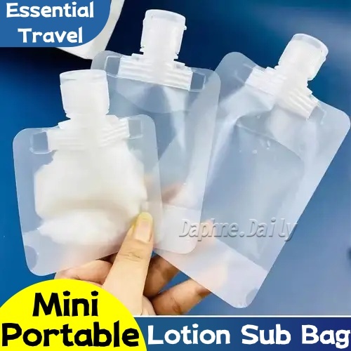 Travel Small Packaging Bag Cosmetic Lotion Shower Gel Shampoo Portable ...
