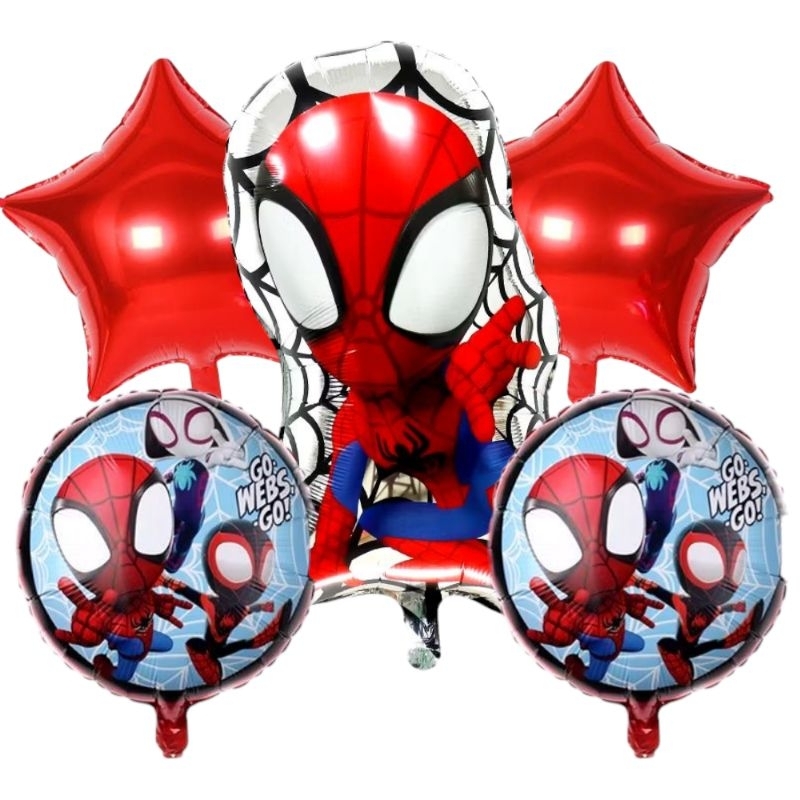 5in1 Character Foil Balloon Spidey and Amazing Friends theme party ...